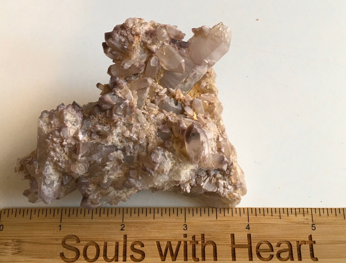 Lithium Natural Quartz Crystal Clusterspiritual Stone - Etsy