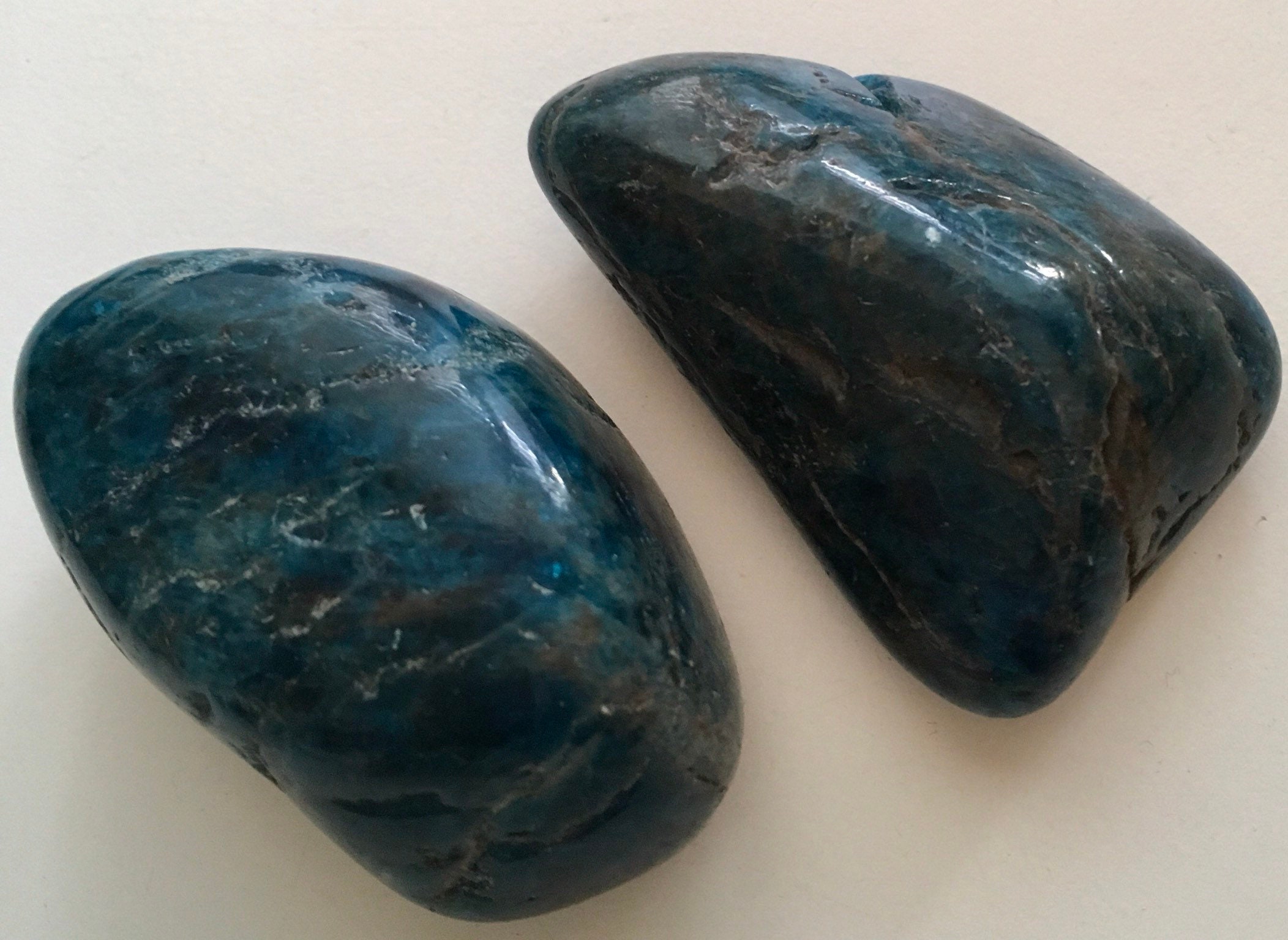 Blue Apatite Premium Tumbled Stone Healing Stone Healing | Etsy