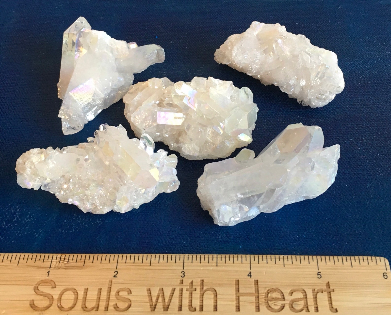 Angel Aura Crystal Clusters A Grade Crystal Small Cluster - Etsy