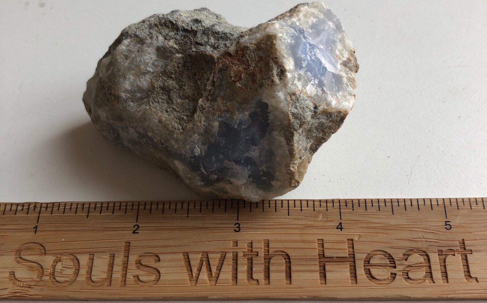 Blue Lace Agate Natural Raw Rough Stone Calming Stone - Etsy