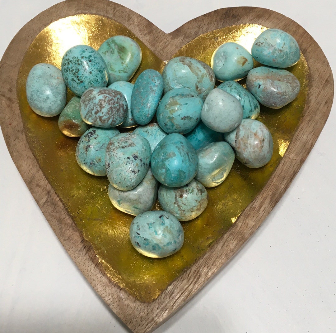 Turquoise From Peru,tumbled Stone, Healing Stones, Healing Crystal ...