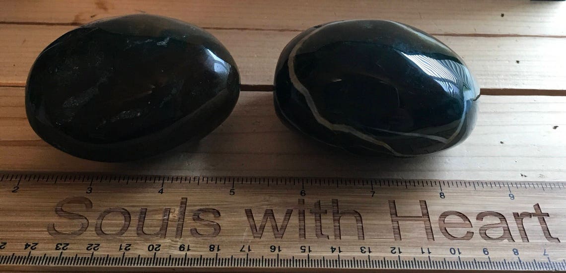 Bloodstone Palm Power Stones Gives Courage Calms the Mind | Etsy