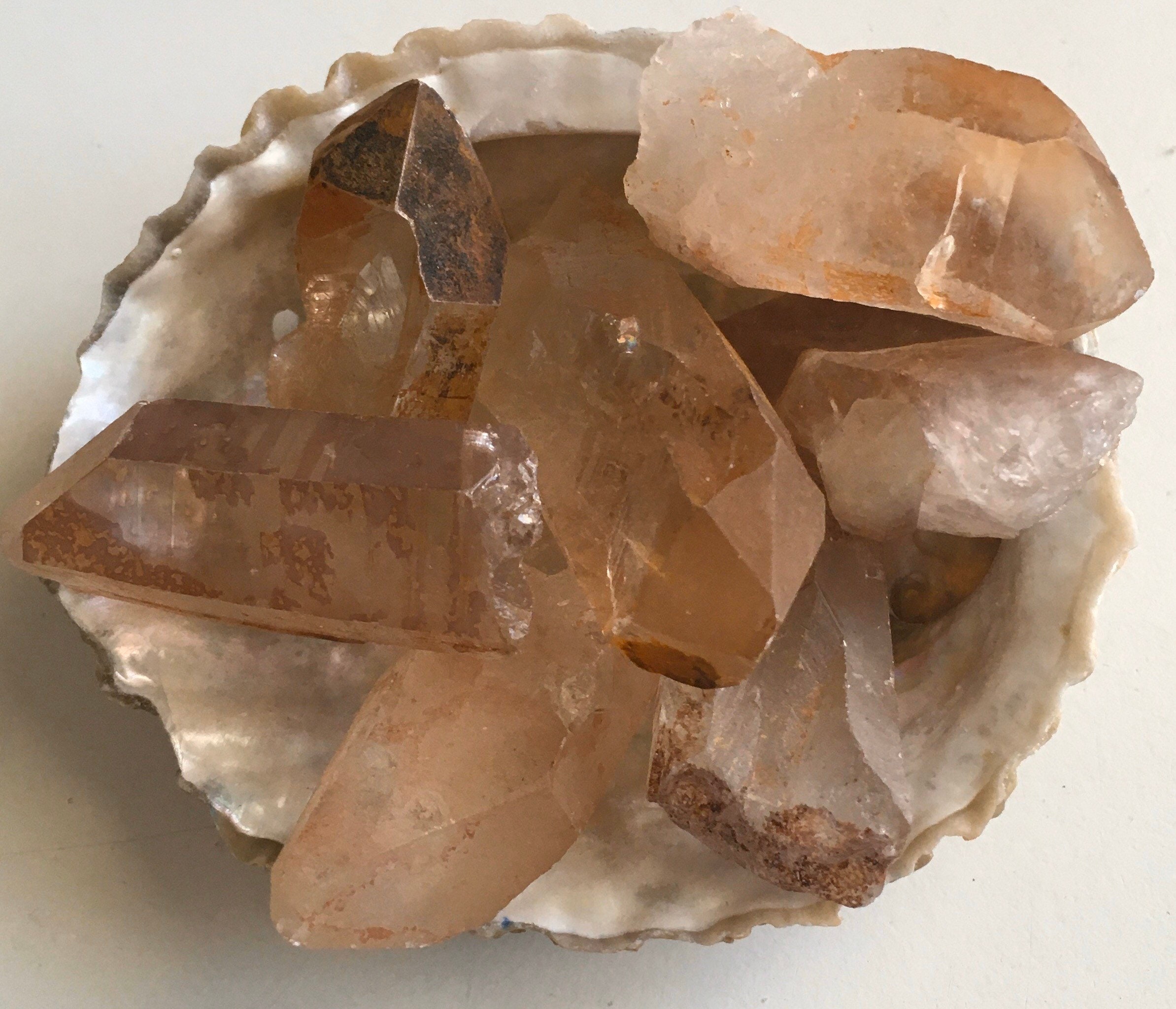 Tangerine Quartz Pointshealing Stone Healing Crystal - Etsy