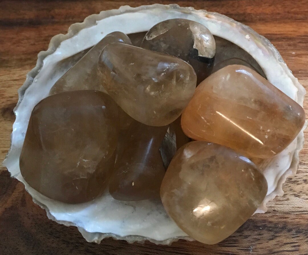Citrine Natural Large Tumbled Stone, Healing Crystal, Healing Stone ...