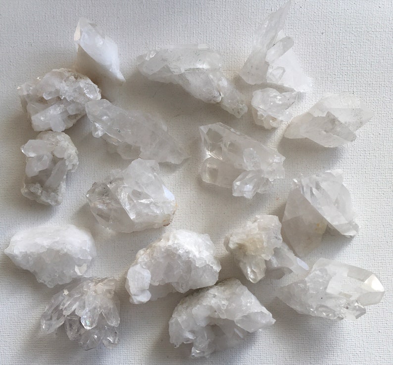 Clear Quartz Mini Crystal Cluster Grade A Healing Crystal - Etsy