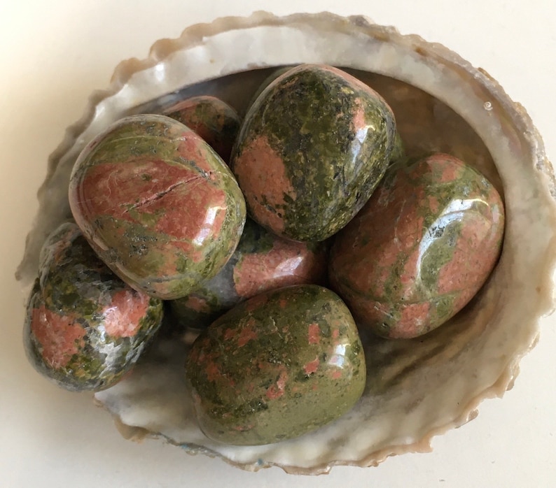Unakite Tumbled Gemstone Healing Stone Stone of Vision | Etsy