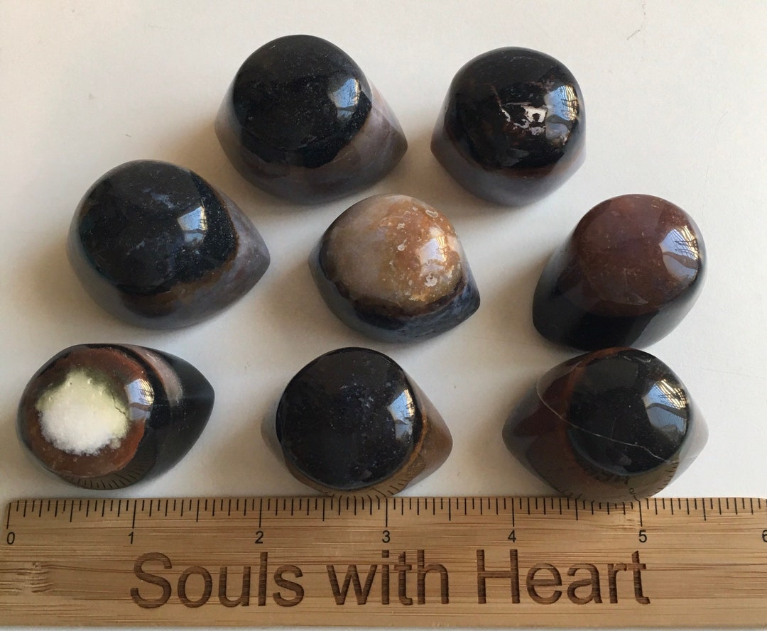 Agate Eye Stone Large 2, Protective Stone, Third Eye, Healing Stone ...