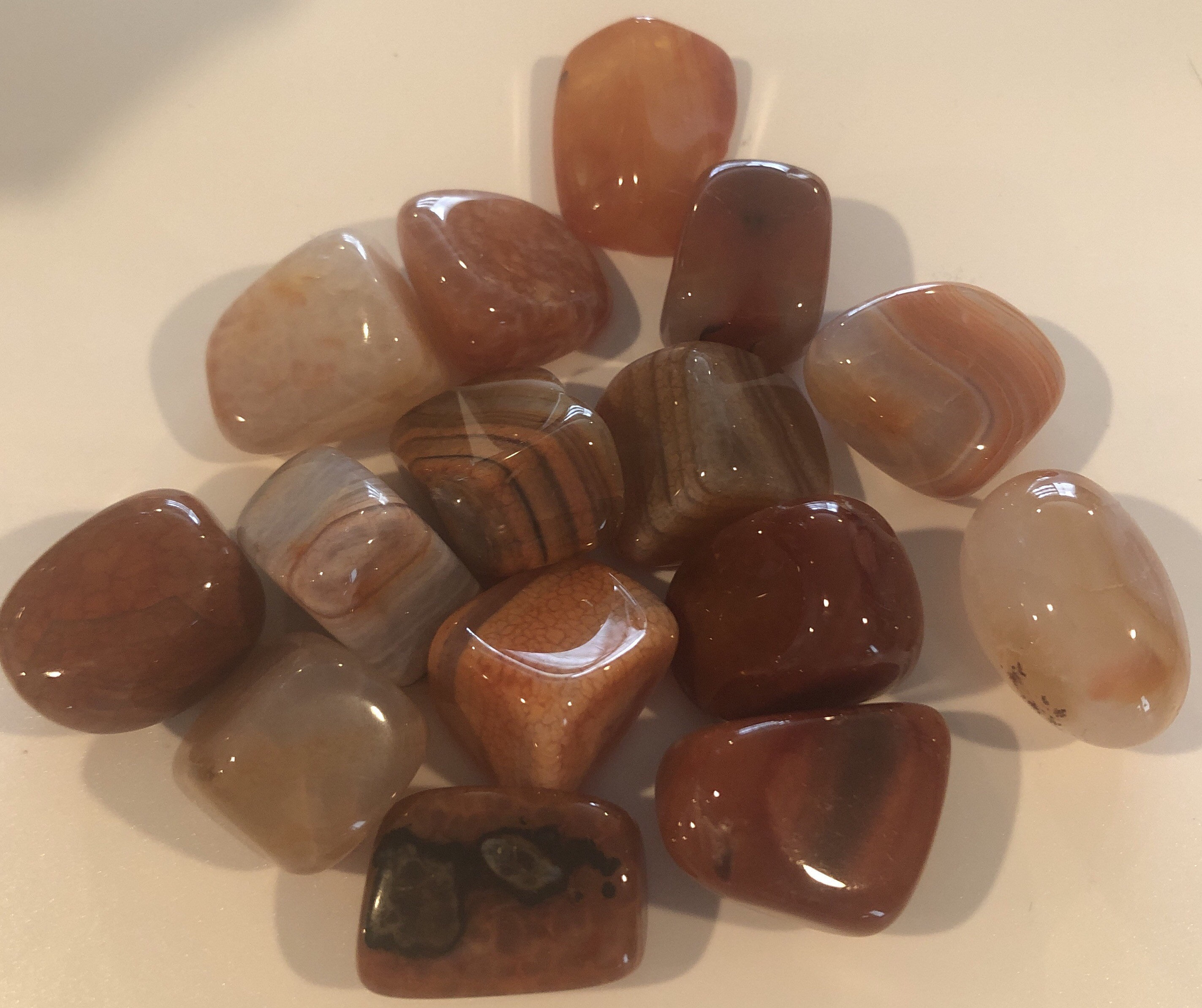 Fire Agate Tumbled StoneHealing Stone Protective Spiritual | Etsy