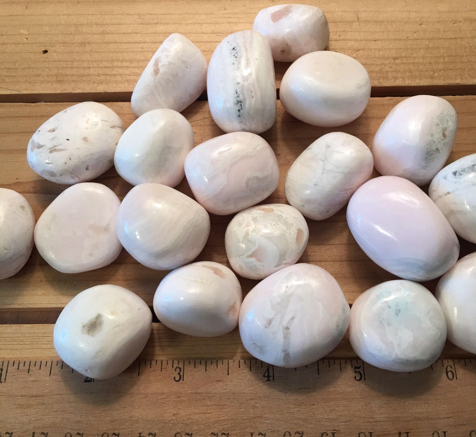 Pink Calcite Tumbled Stone Heart Stone Healing Stone - Etsy