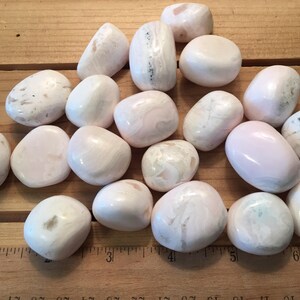 Pink Calcite Tumbled Stone, Heart Stone, Healing Stone, Healing Crystal ...