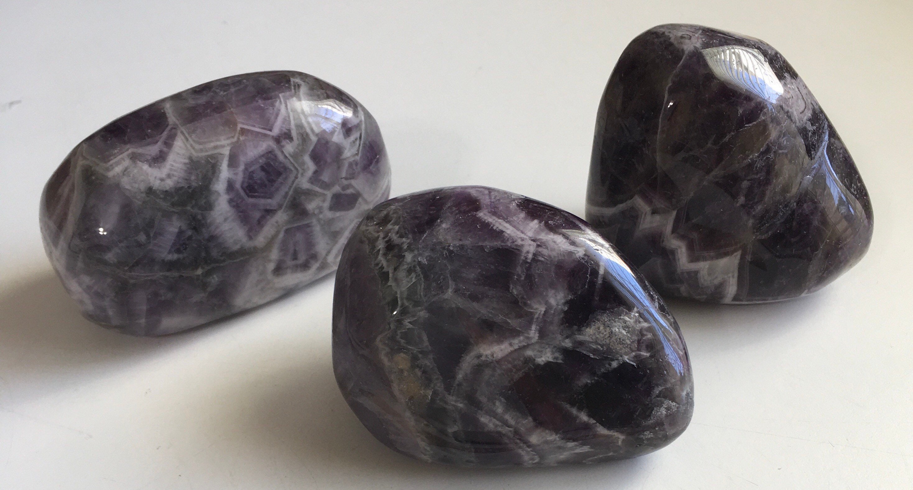 Amethyst Dogtooth Power Stone Palm Stonehealing Stone - Etsy