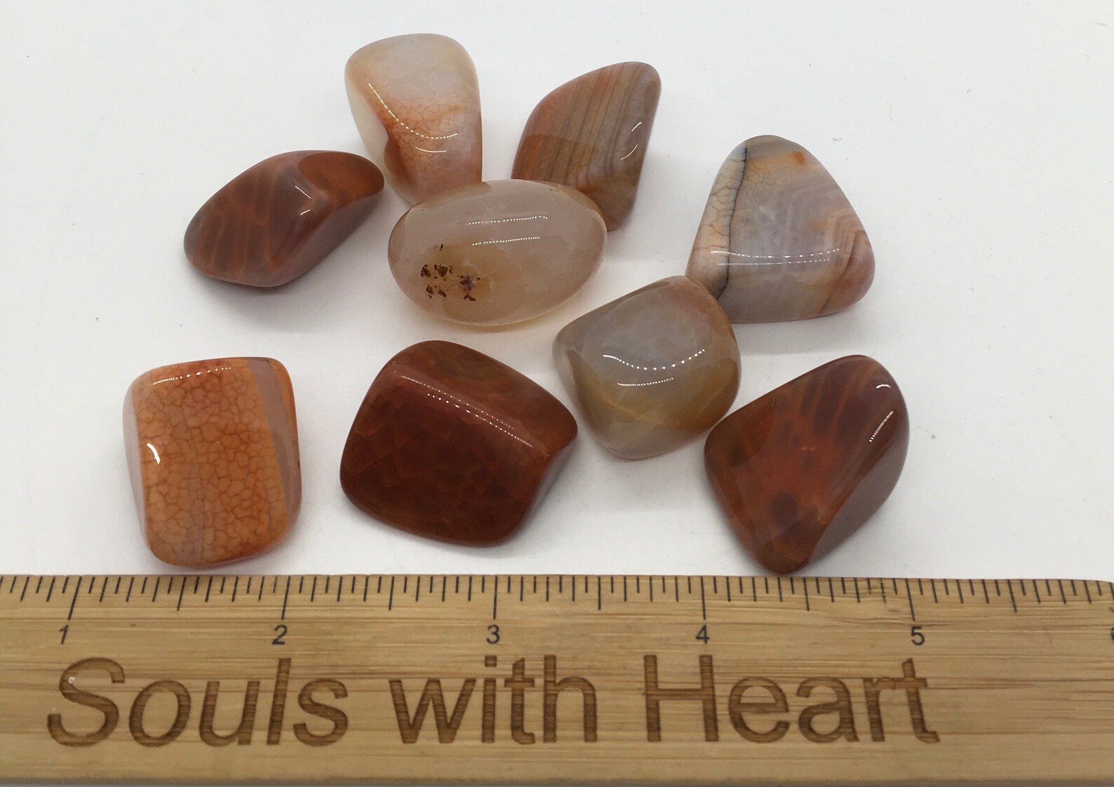 Fire Agate Tumbled Stonehealing Stone Protective Spiritual - Etsy