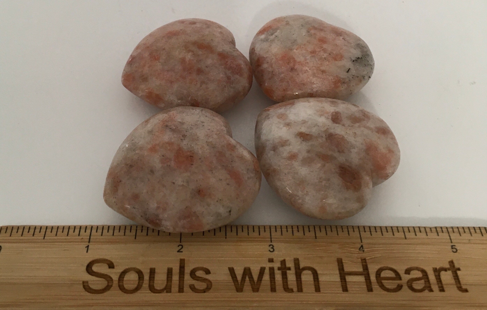 Sunstone Gemstone Heart 45mm Joyful Light Inspiring - Etsy