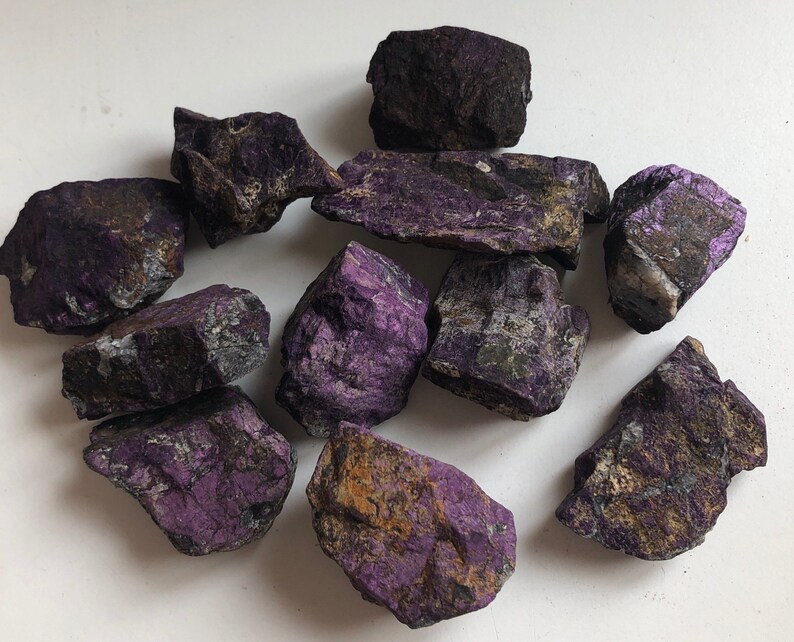 Purpurite Metallic Specimens from Namibia Healing Crystals | Etsy