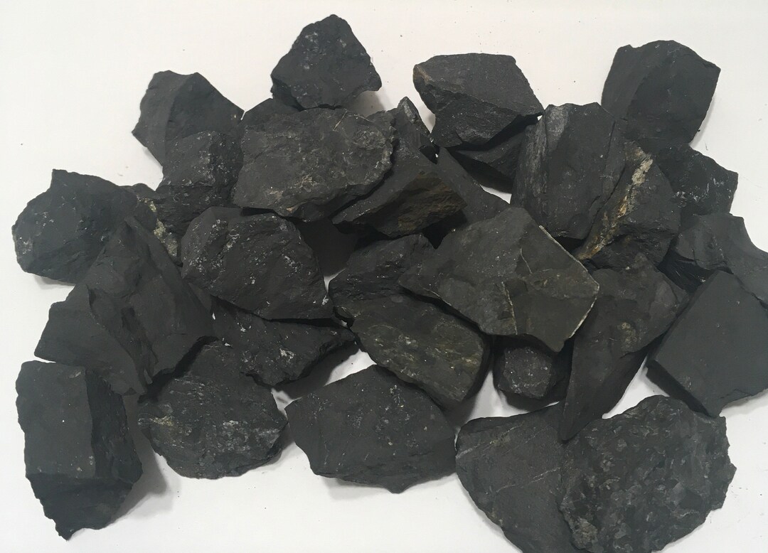 Shungite Natural Stone, Healing Stones, Healing Crystal, Chakra Stones ...