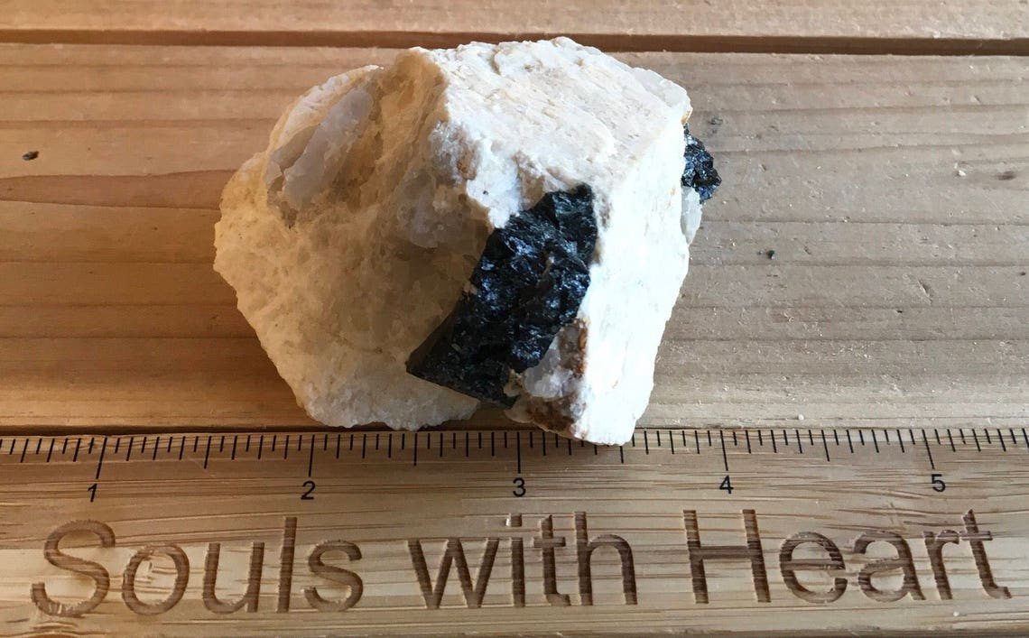 Green Tourmaline in Matrix Natural Stone Spiritual Stone - Etsy