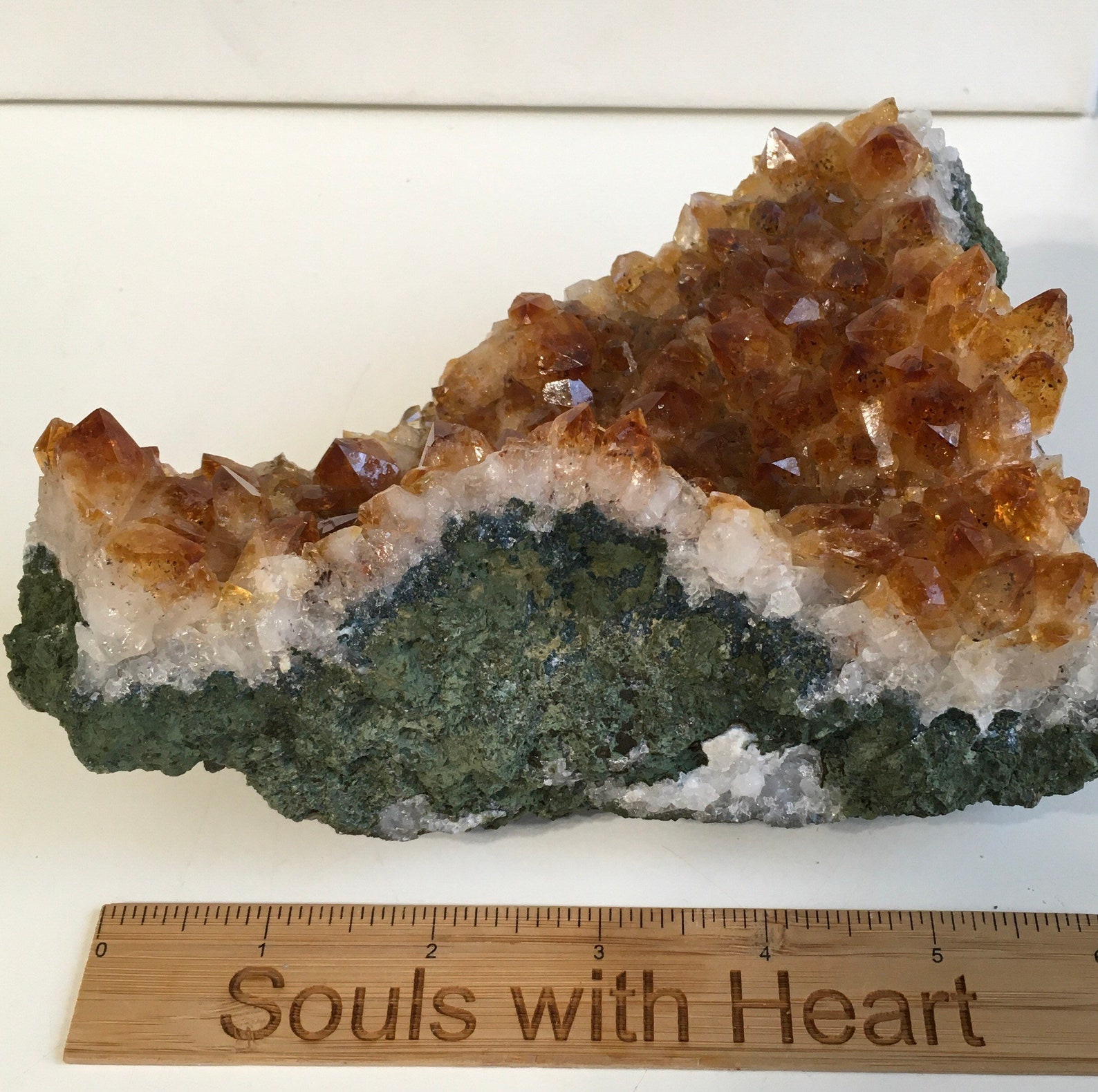 Citrine Crystal Cluster,promotes Positive Energy and Prosperity ...