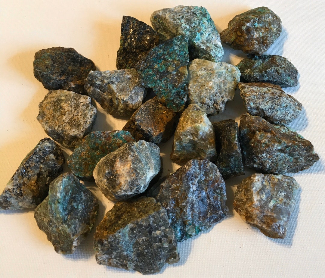 Chrysocolla Raw Natural Stone, Healing Stone, Healing Crystal ...