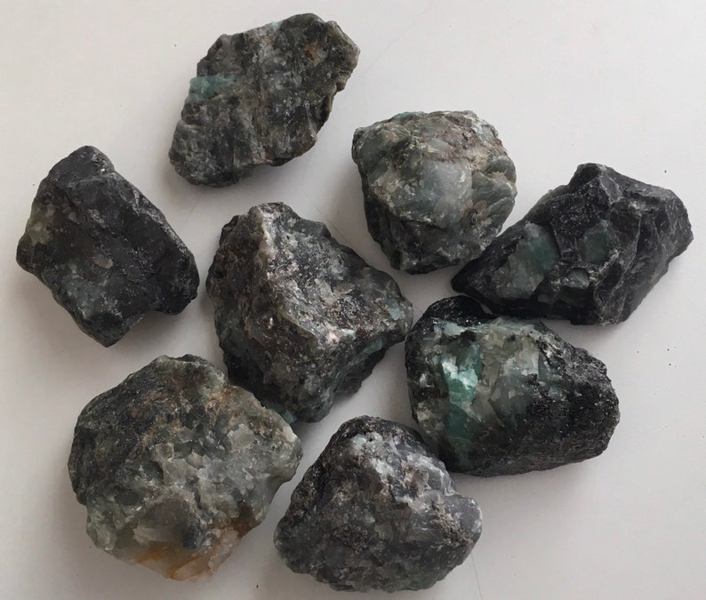 Emerald Natural stone inspiration stone RawHealing Stone | Etsy