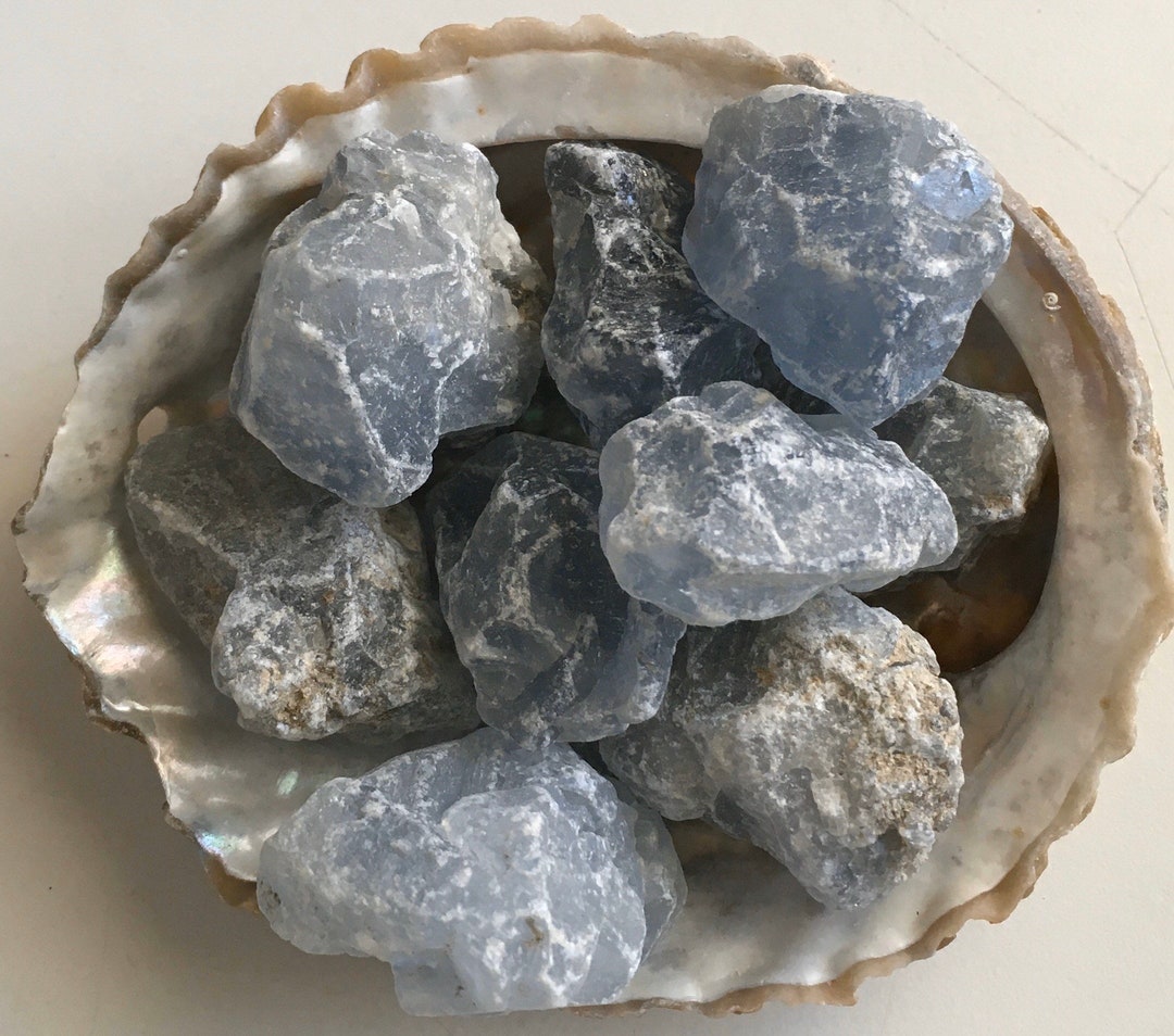 Celestite Tiny/small Crystal Natural Stone Angel Stone - Etsy