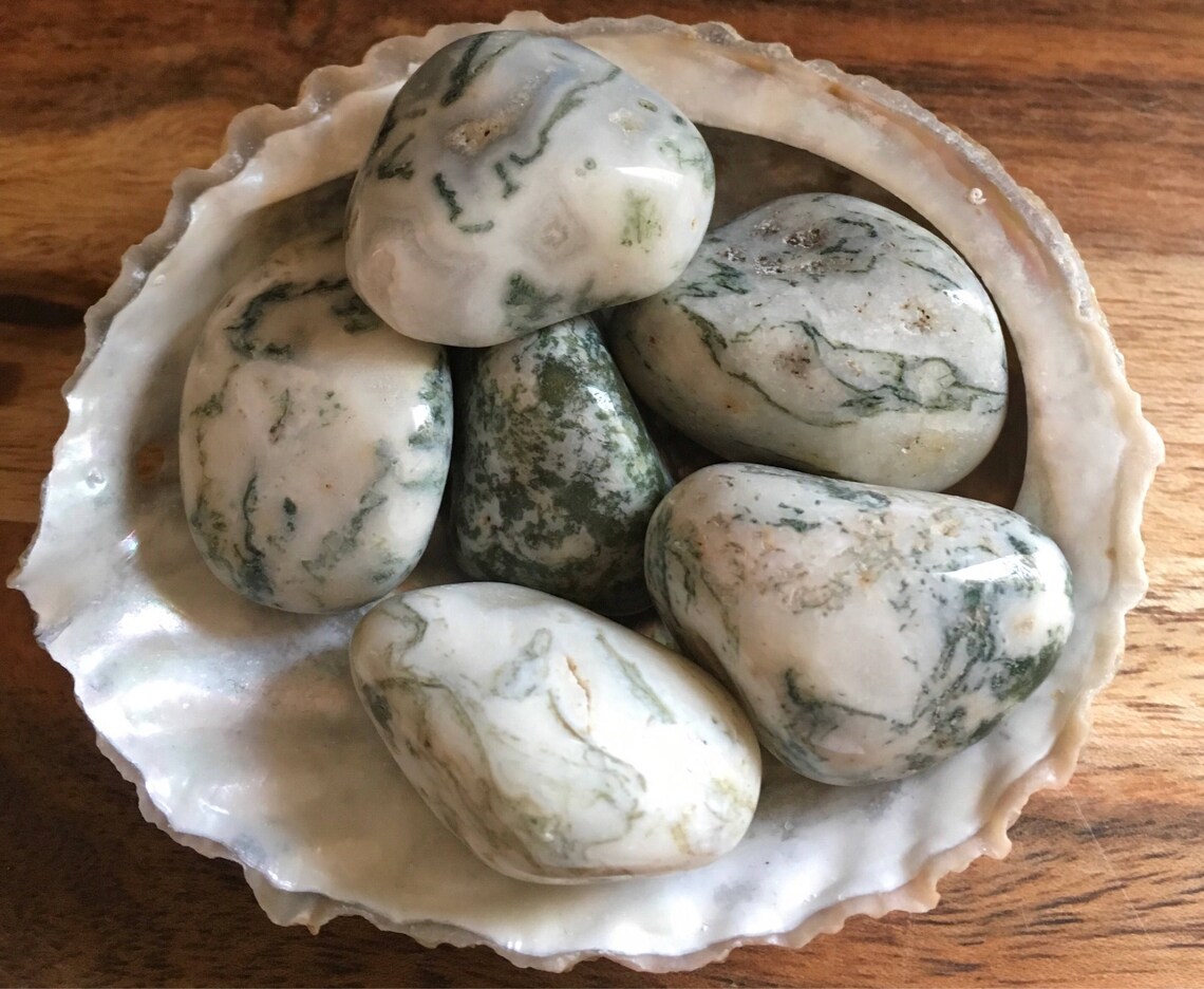 Tree Agate Large Tumbled Stonehealing Stone Healing Crystal | Etsy