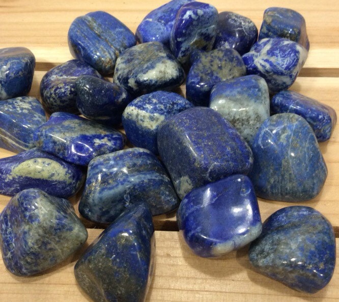 Lapis Grade A Medium Tumbled Stone Healing Crystal Healing - Etsy