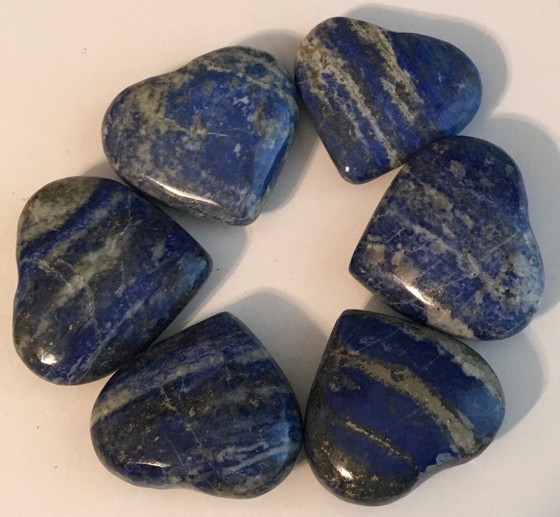 Lapis Heart 45mm gemstone heart Healing Stone Healing | Etsy