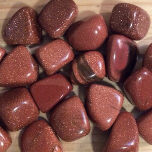 Red Goldstone, Tumbled Stone, Healing Stone, Healing Crystals,chakra ...
