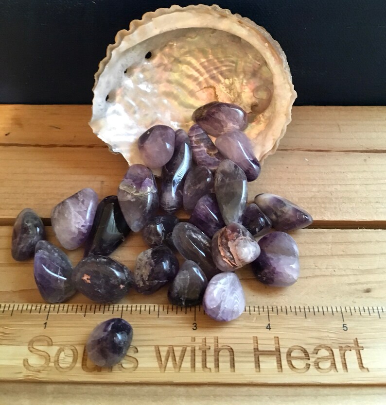 Chevron Amethyst Small Healing Stone Healing Crystal - Etsy