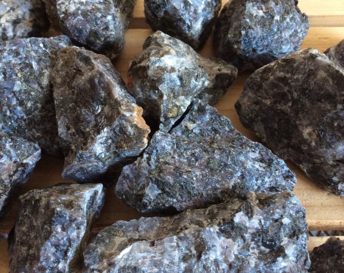 Indigo Gabbro Mystic Merlinite Raw Healing Stones Healing - Etsy