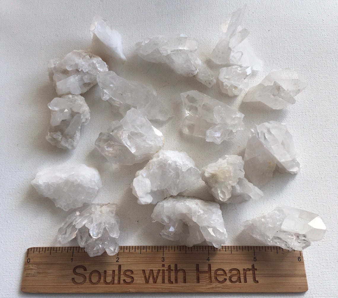 Clear Quartz Mini Crystal Cluster Grade A Healing Crystal - Etsy