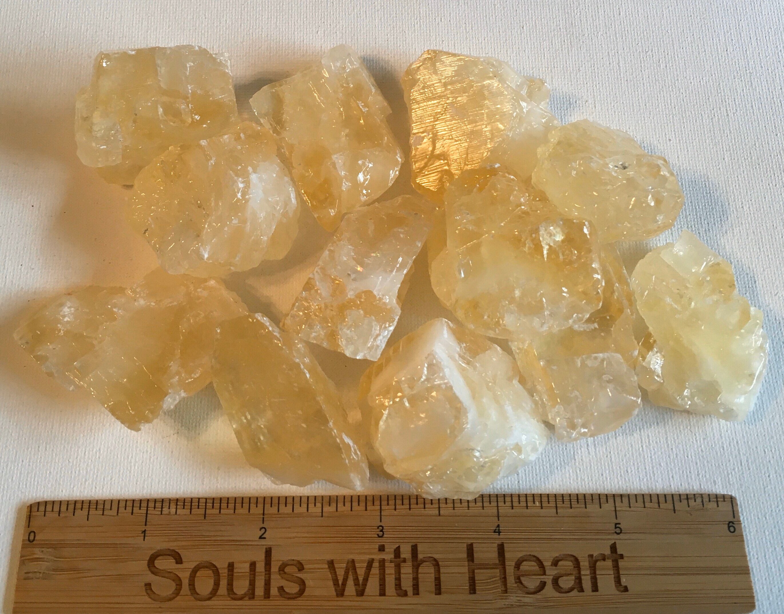 Yellow Calcite Natural Stone Healing Stone Healing Crystal | Etsy