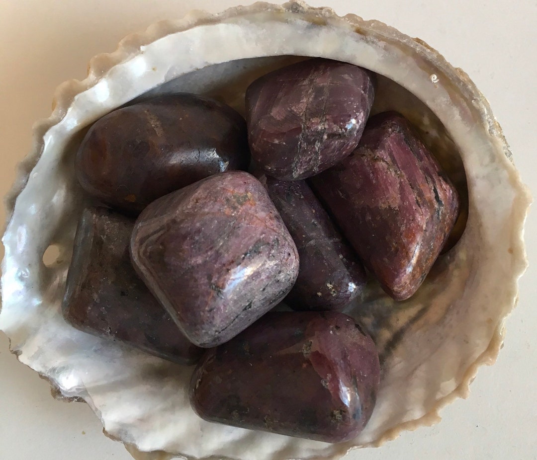 Ruby Healing Stone, Abundance, Energy and Passion,large Tumbled Stone ...