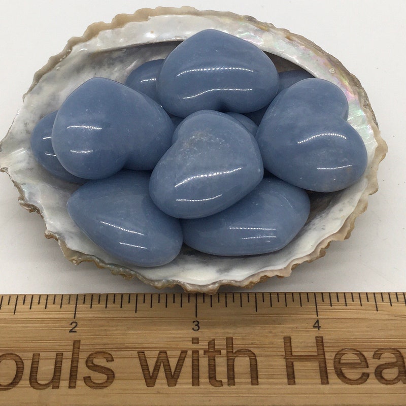 Angelite Stone - Etsy