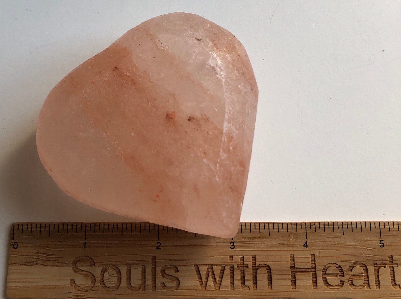 Salt Puffy Heart Himalayan Salt Heart Dissolves negative | Etsy