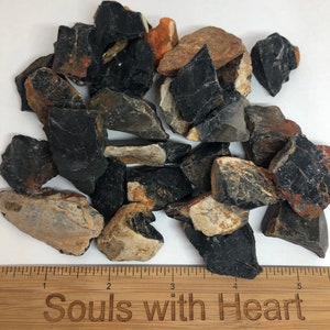 Black Onyx Natural Raw Stone, Onyx Natural Stone, Healing Crystals and ...