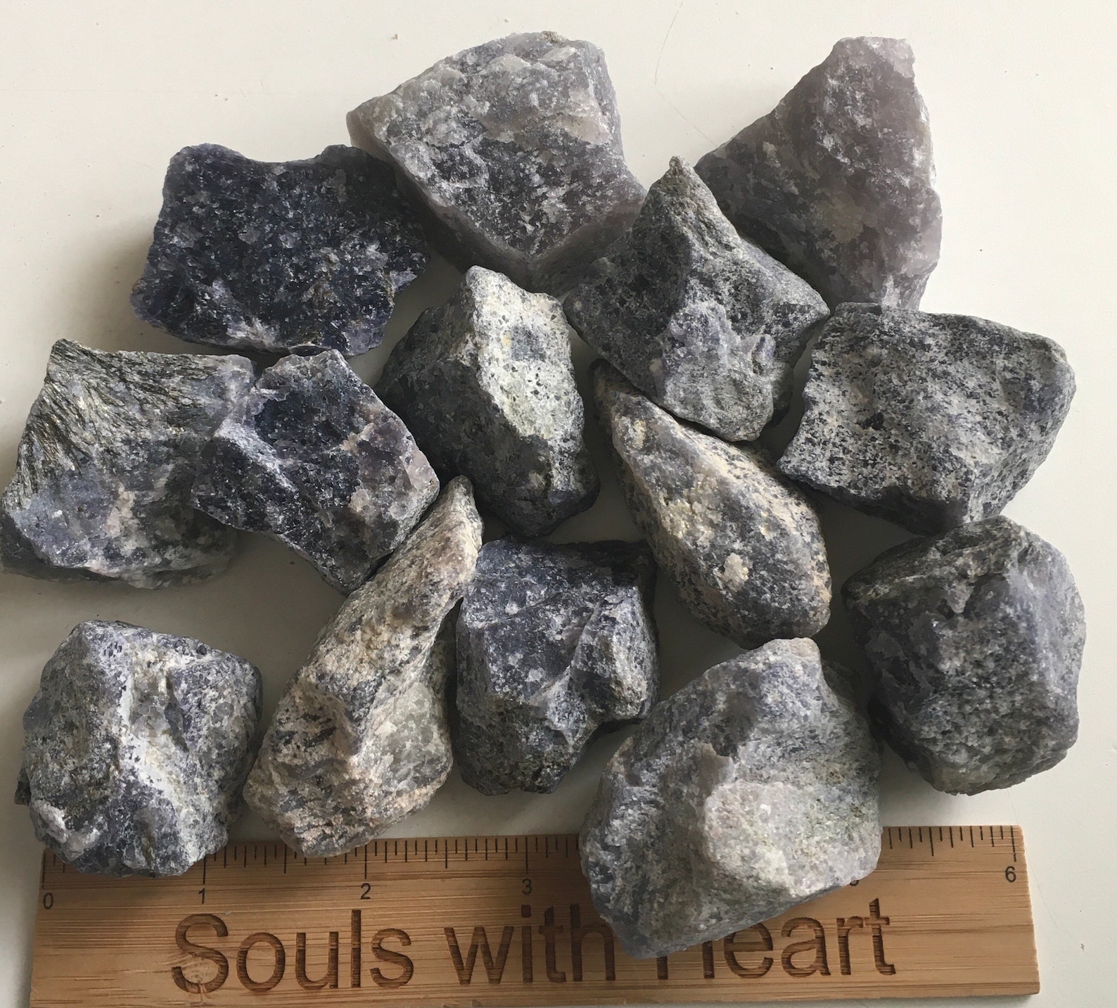 Iolite Natural Raw Stone Vision Stone Aids in Understanding | Etsy