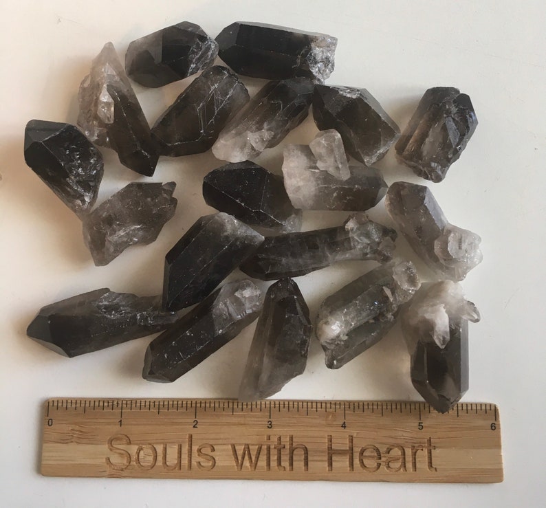 Smoky Quartz Crystal Point Healing Crystals Healing Stones | Etsy