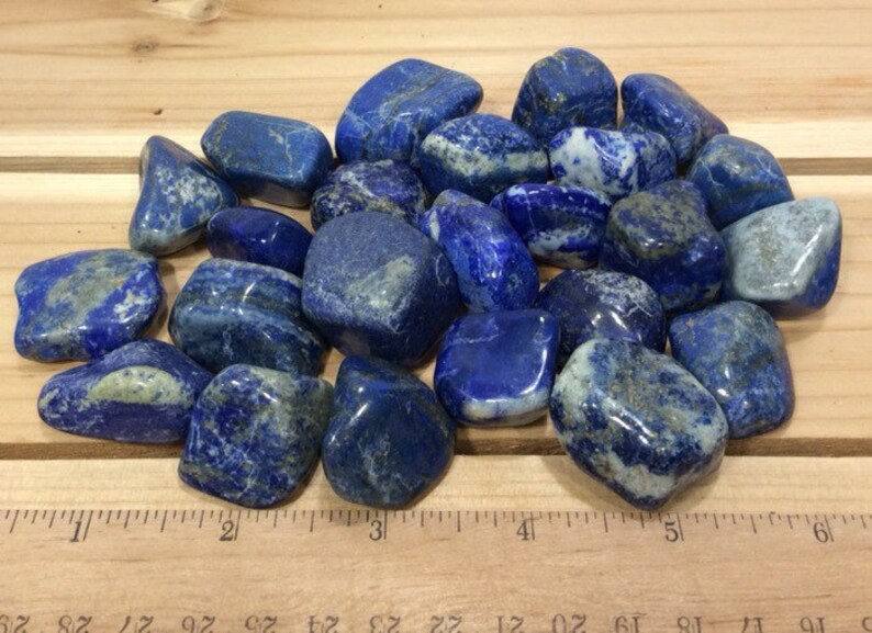 Lapis Grade A Medium Tumbled Stone Healing Crystal Healing - Etsy