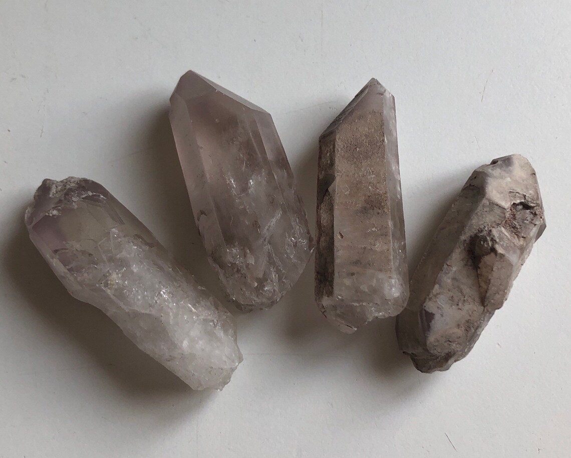 Lithium Natural Quartz Crystal Pointspiritual Stone Healing - Etsy