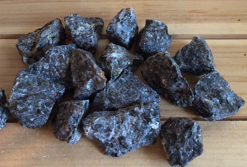 Indigo Gabbro Mystic Merlinite Raw Healing Stones Healing | Etsy