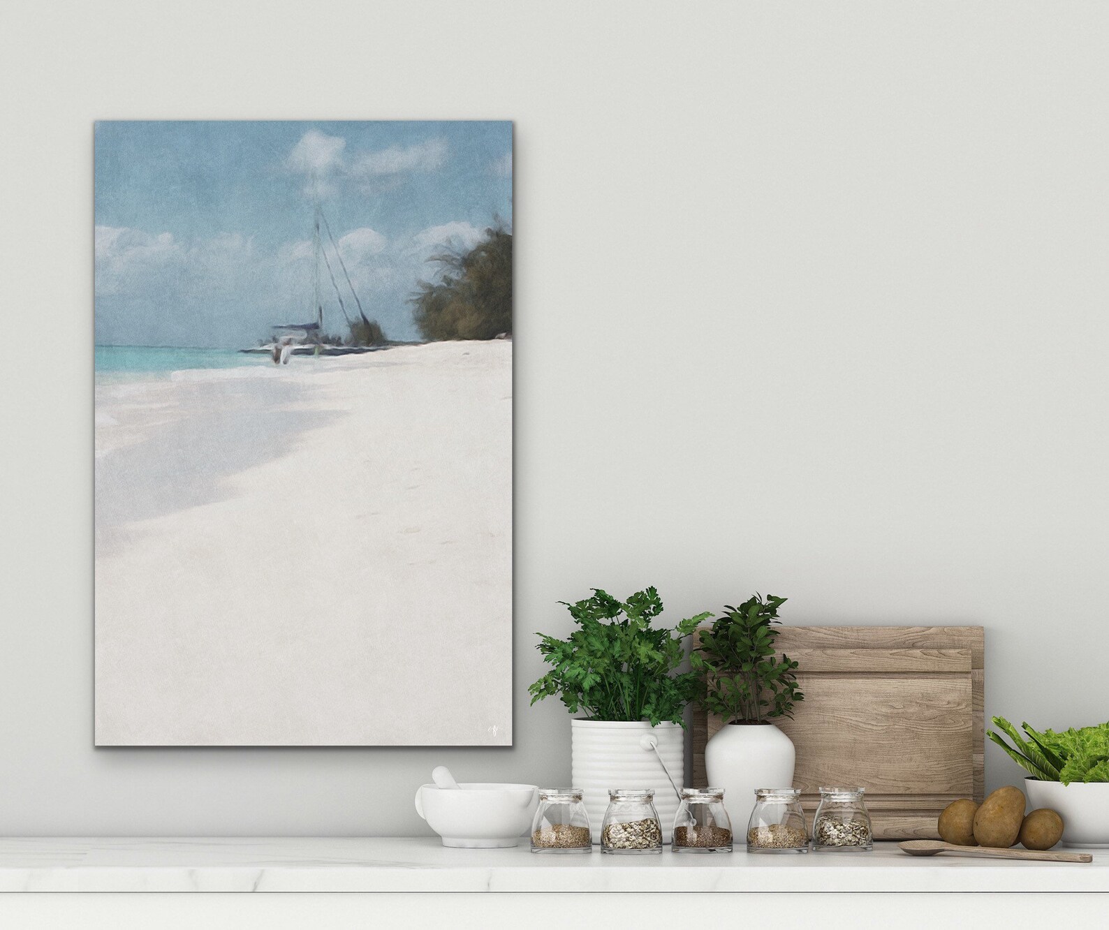Caribbean Coast Digital Art Print. Printable Wall Art. Instant - Etsy