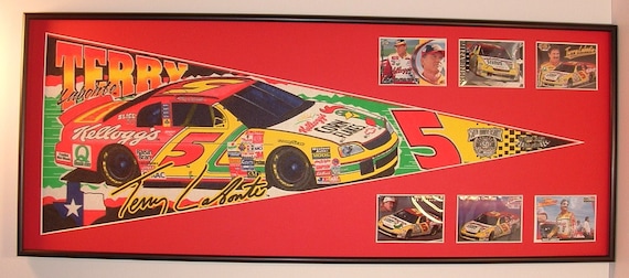 Vintage Nascar Terry Labonte Kelloggs 5 Pennant & | Etsy