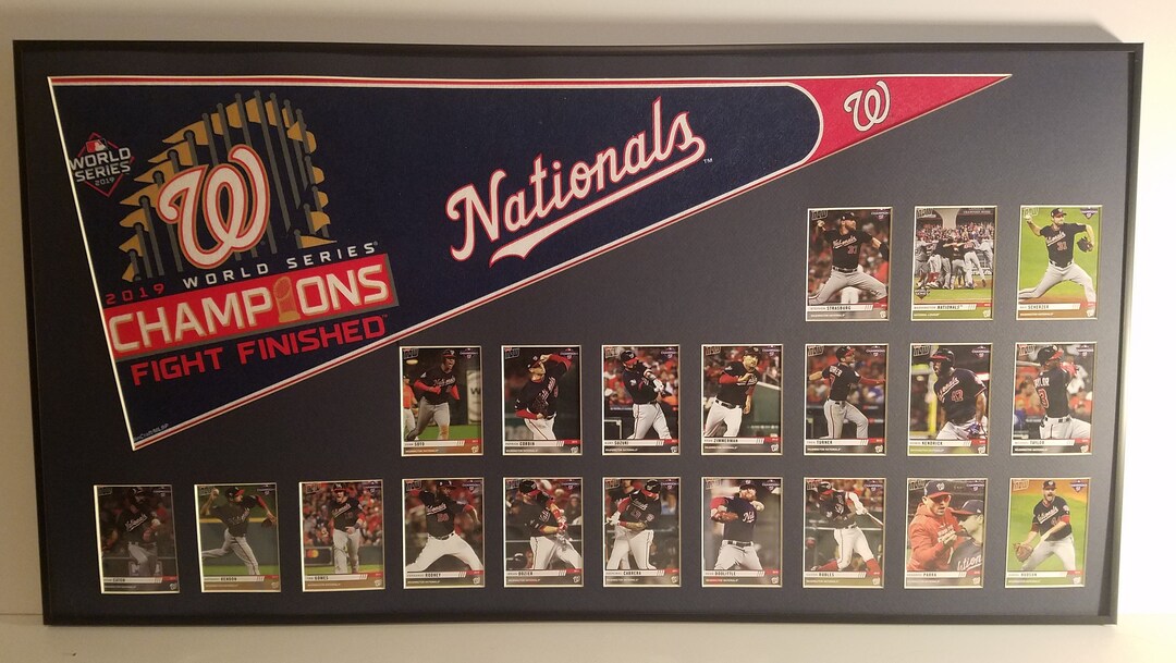 2019 World Series Washington Nationals Pennant and Team Set! Custom ...