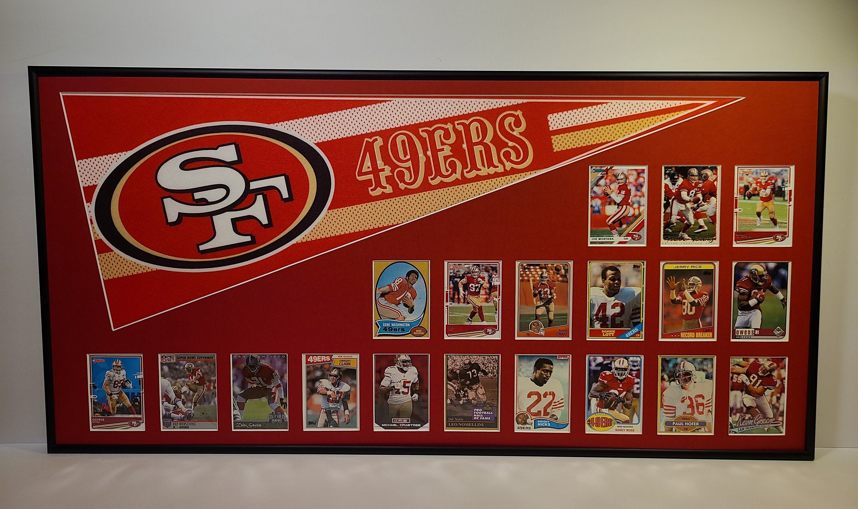 San Francisco 49ers Football Pennant & Cards | Etsy