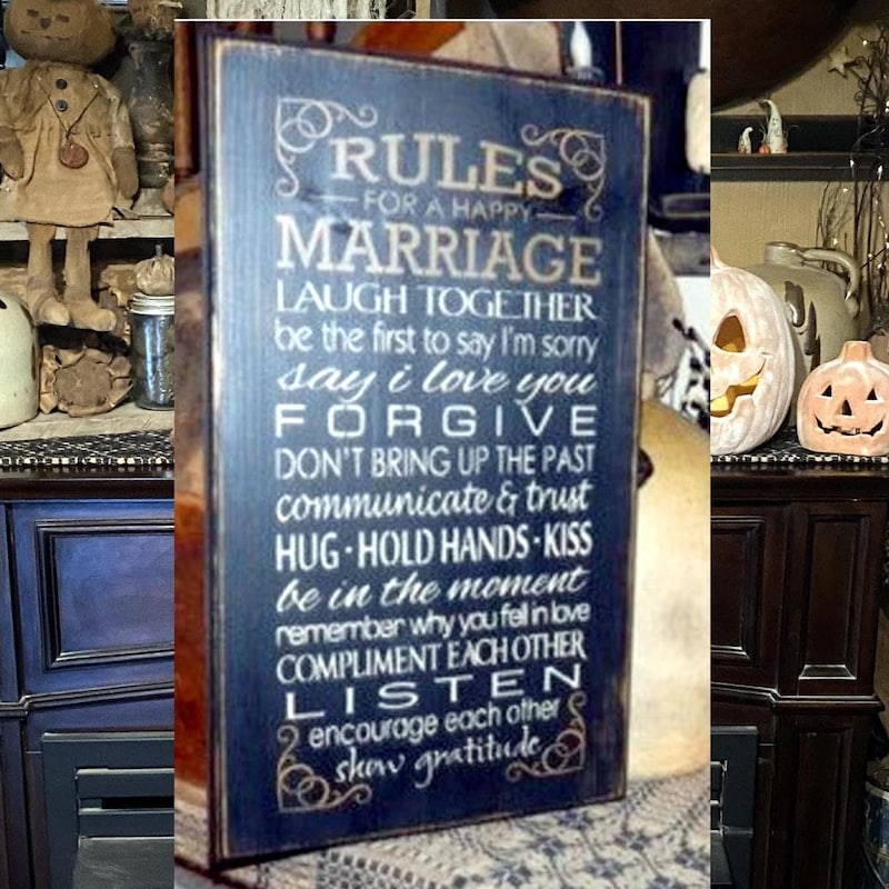 Marriage Rules - Etsy