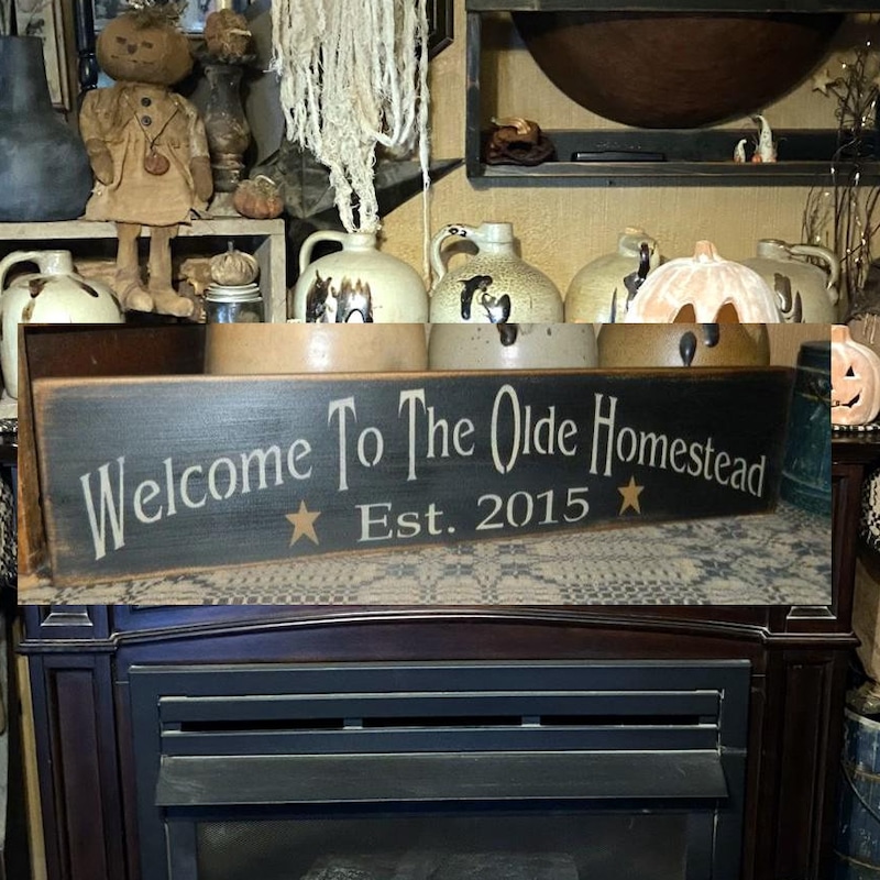 Primitive Sign - Etsy