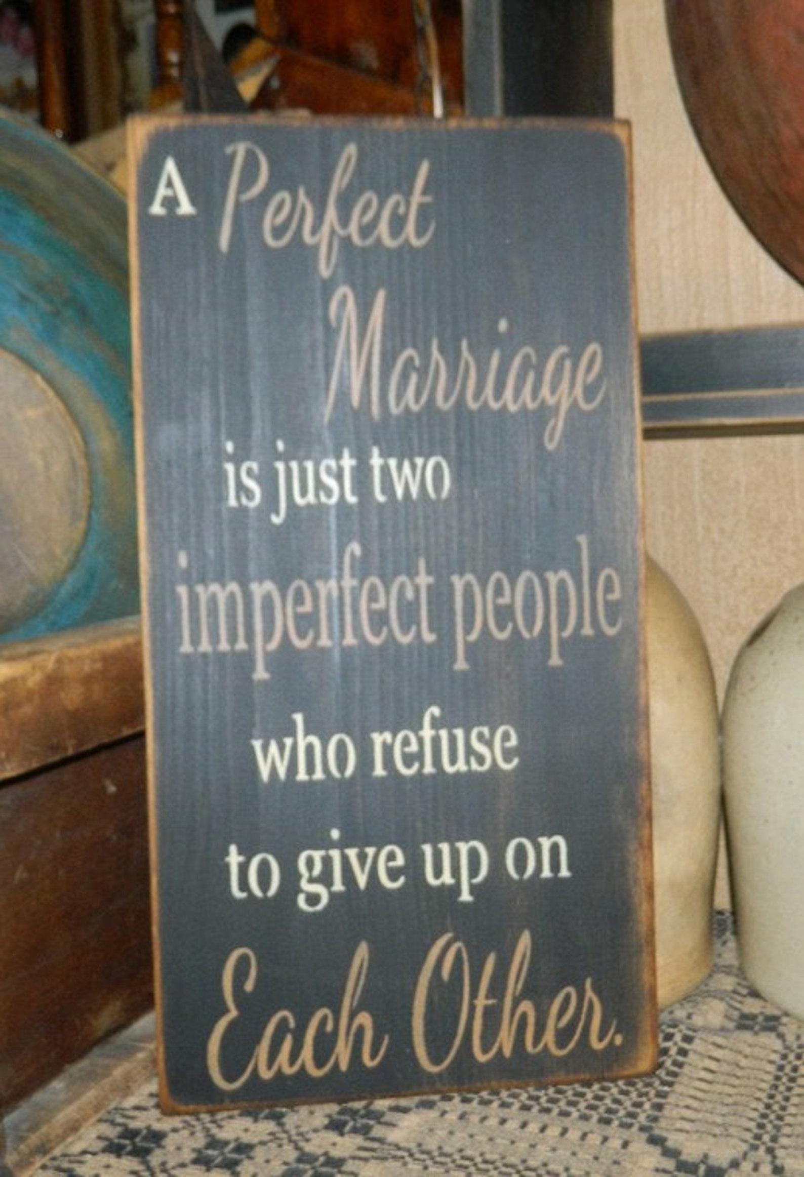 Perfecr Marriage Primitive Sign - Etsy