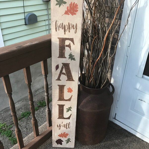 Happy Fall Sign - Etsy