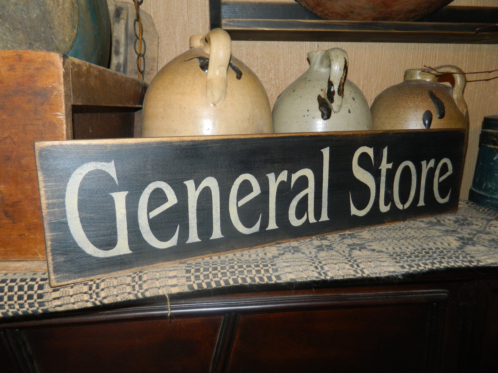 General Store Primitive Sign - Etsy